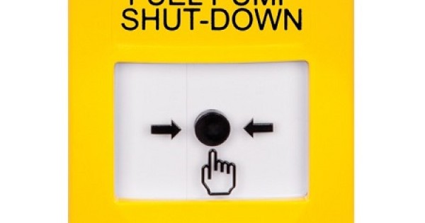 GLR201PS-EN STI Yellow Indoor Only No Cover Key-to-Reset Push Button ...