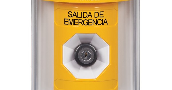 SS2243EX-ES STI Yellow Indoor/Outdoor Flush w/ Horn Key-to-Activate ...