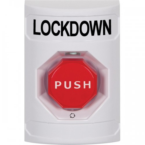 SS2000LD-EN STI Red No Cover Key-to-Reset Stopper Station with LOCKDOWN ...