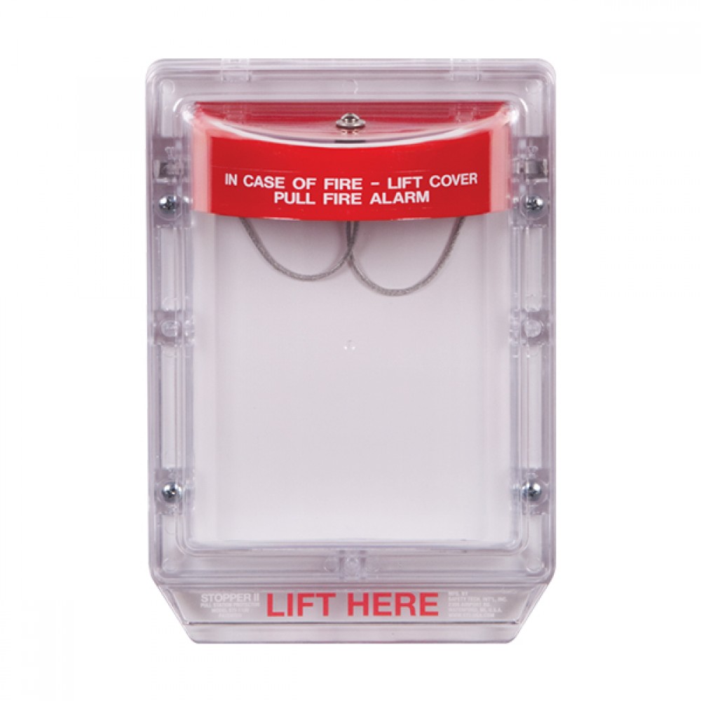 STI-1200 STI Stopper II without Horn - Flush Mount - Red Fire Label