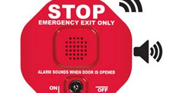 STI-6400WIR STI Wireless Exit Stopper Multifunction Door Alarm - Red